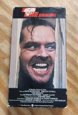 The Shining VHS 1986 Warner Home Video Jack Nicholson Stanley Kubrick ...