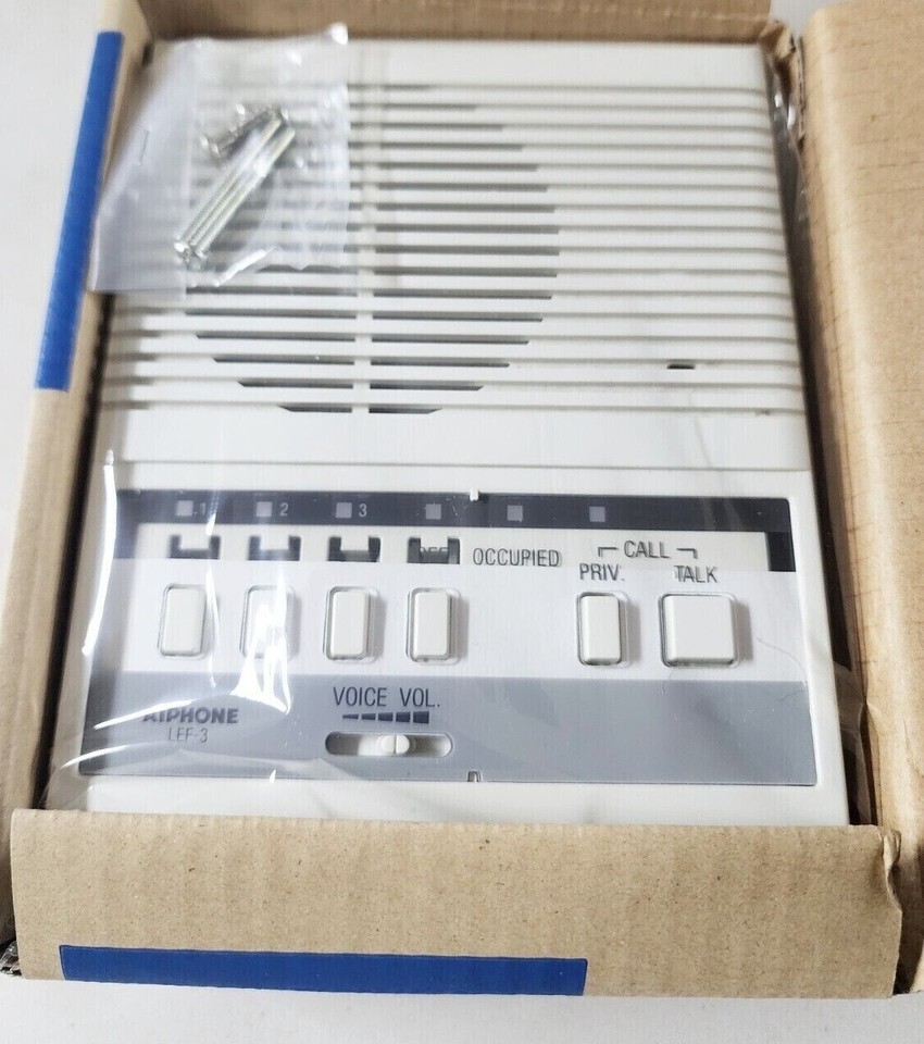 Aiphone LEF-3 Open Voice Selective 3-Call Master, Sub-Master and Door ...