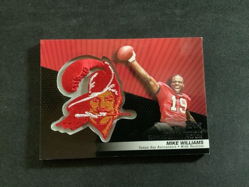 2010 Topps Mike Williams Retro Throwback Manufactured Patch Tampa Bay # ...