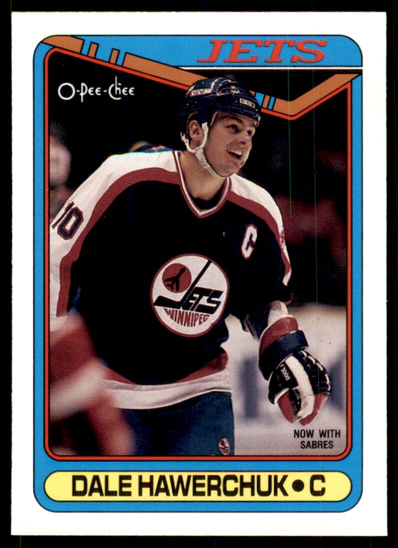 Dale Hawerchuk 1990-91 O-Pee-Chee #141 Winnipeg Jets | eBay