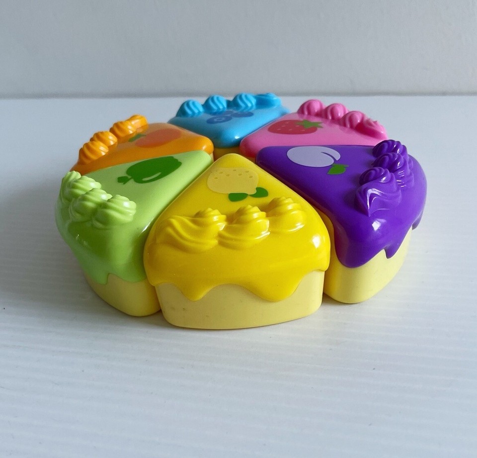 Leapfrog Musical Rainbow Tea Party Replacement Cake Pieces x 6 Spare ...