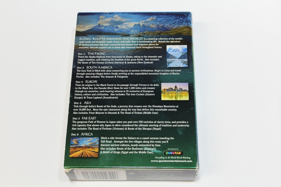 Scenic Routes Around the World - 6 DVD Set - 2011 - NEW - Factory ...