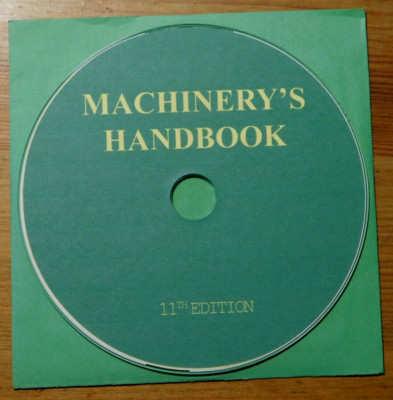 Machinery's Handbook 11th Edition PDF on CD-ROM | eBay
