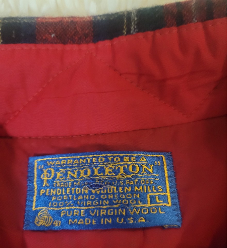 Pendleton L Pure Virgin Wool Prince Charles Edward Stewart Tartan Plaid (H) | eBay