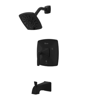 Pfister Bellance Single Handle 3-Spray Tub and Shower Faucet in Matte ...