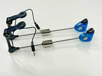 2 x Blue Drop off illuminated Bite Indicators. Slider Weight, 2.5mm ...