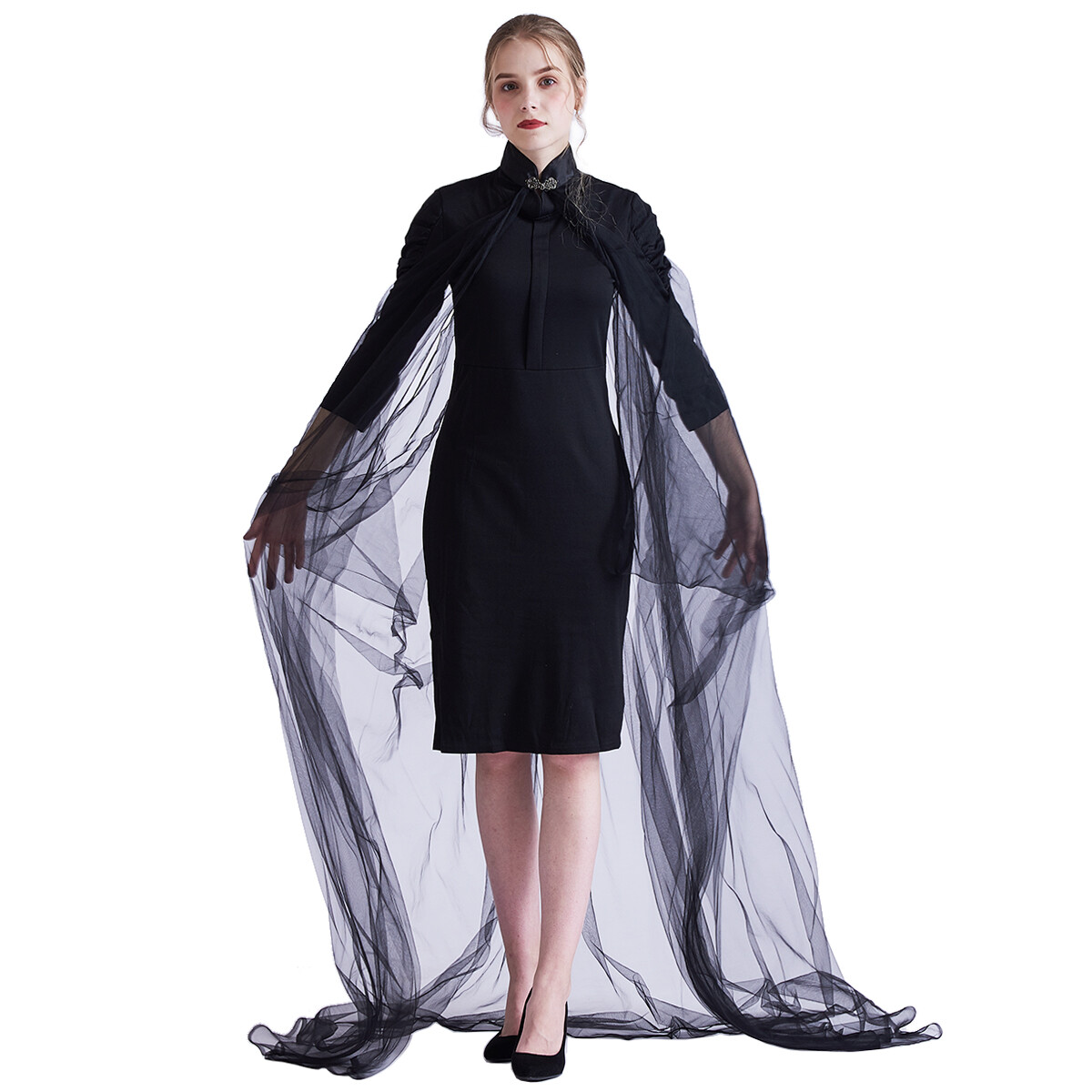 Retro Women's Elven Cape Elf Fairy Wedding Dress Party Costume Cape 5 ...