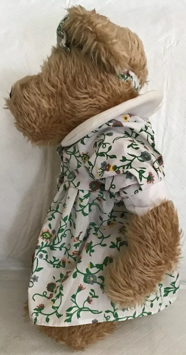 Sabrina Progressive Plush Bear W/ Her Own Teddy Floral Dress Headband ...