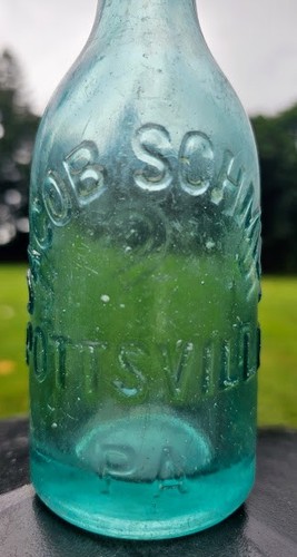 Jacob Schmidt Blob Top Soda/Beer Bottle Pottsville, PA | eBay