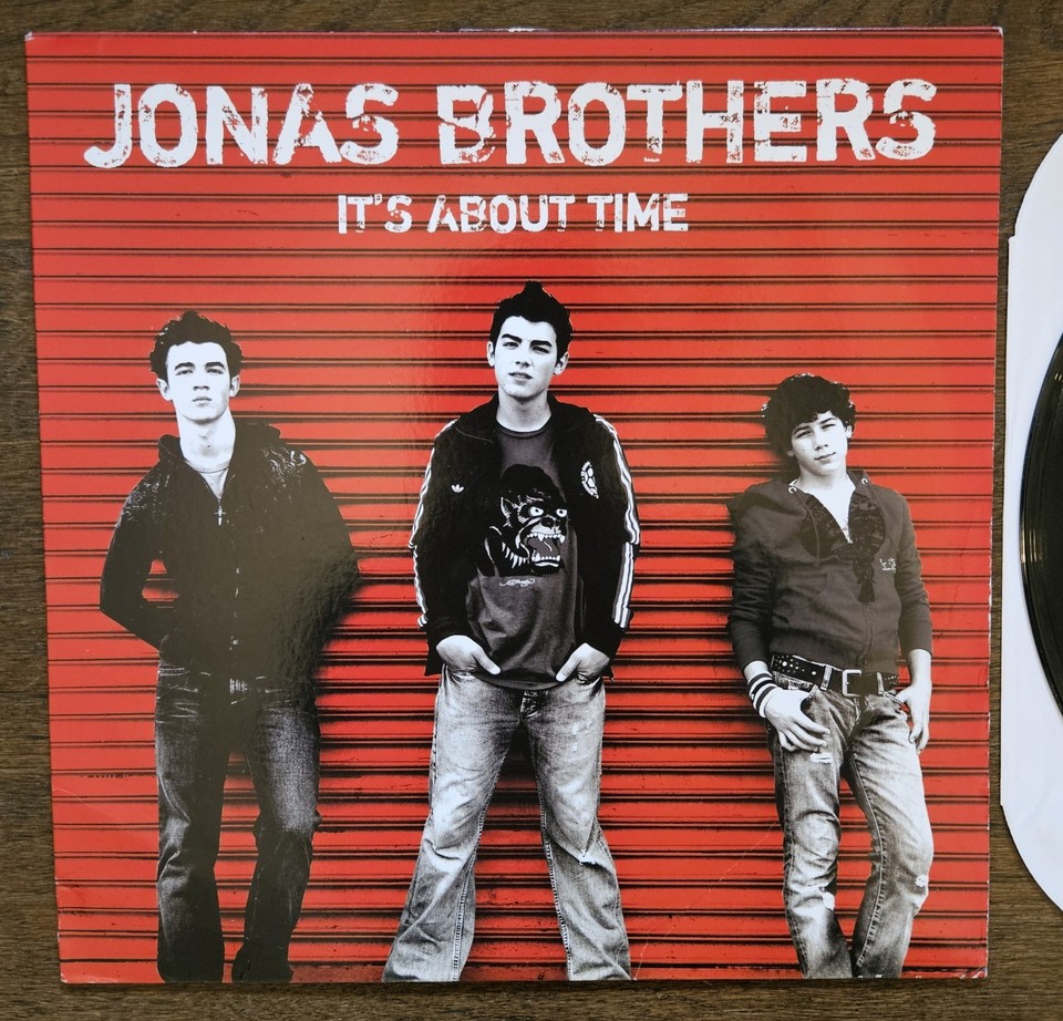 Jonas Brothers - It's About Time Vinyl LP Original Fan Club Exclusive ...