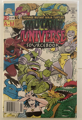archies adventures TMNT Mutant Universe Sourcebook Book 1 A-M Newsstand ...