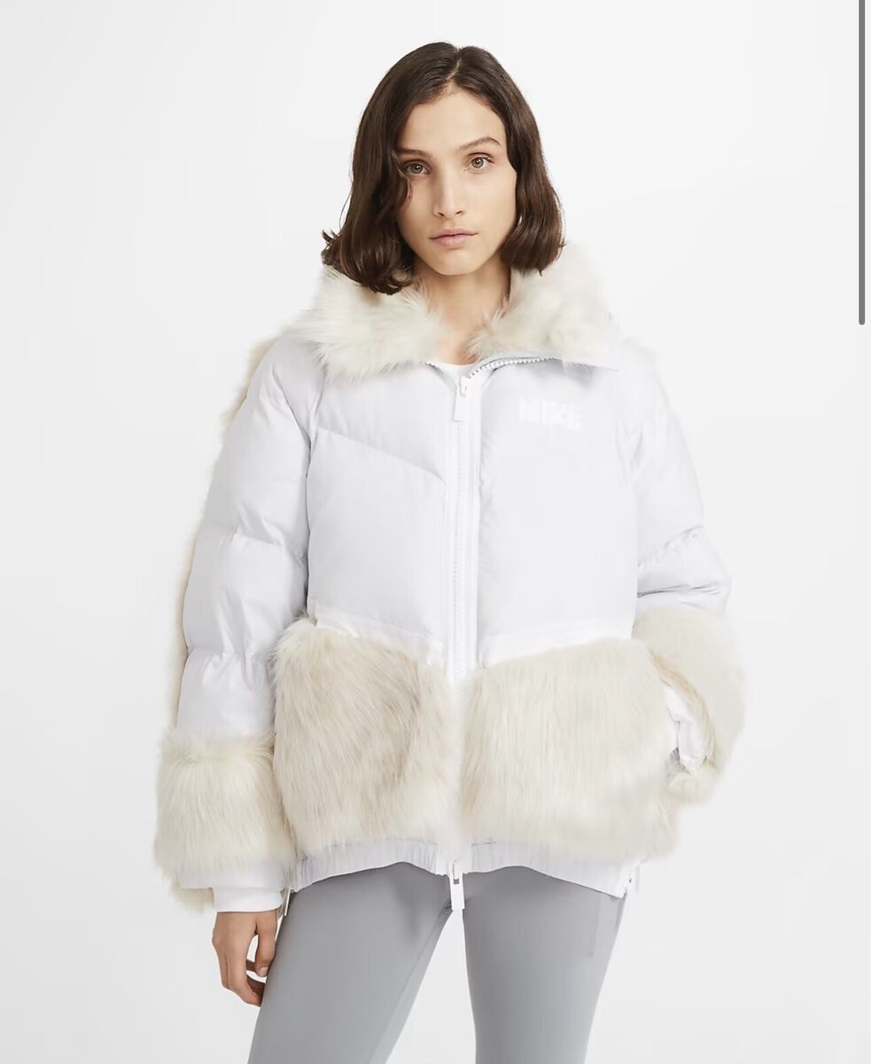 Sacai x Nike womens mrsp $600 Puffy Down Parka Coat Jacket L Sacai x Nike womens mrsp $600 Puffy Down Parka Coat Jacket L