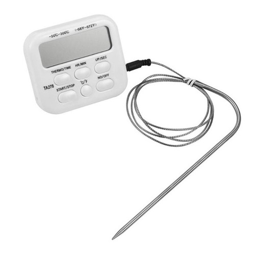 Digital Food Thermometer Temperature Probe Baking Meat Cooking Sensor ...