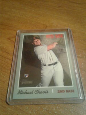2019 Topps Heritage Michael Chavis Chrome Rookie Card Numbered To 999 ...