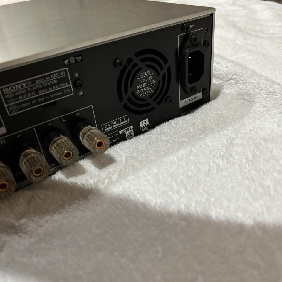 Sony HAP-S1 Hard Disk Audio Music Player System 500GB Hi-Res 100V ...
