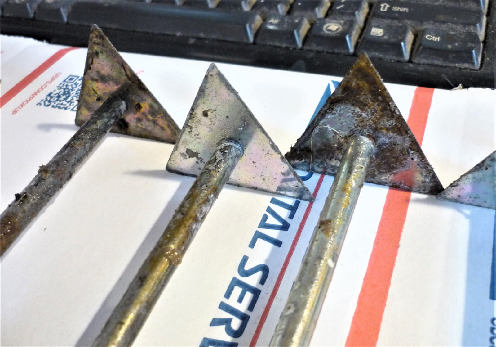 40 Items-Hide Fleshing Scraper-Triangle-Tool-Multi-Purpose-MUST SEE ...