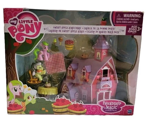 MLP My Little Pony Sweet Apple Acres Barn Playset Rare | eBay