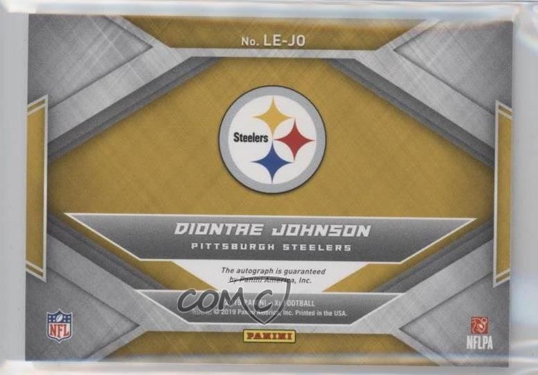 2019 Panini XR Luminous Endorsements /99 Diontae Johnson #LE-JO Rookie ...