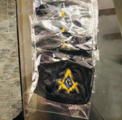 100 pieces MASONIC FACE MASK MASTER MASON PRINTED EMBLEM | eBay