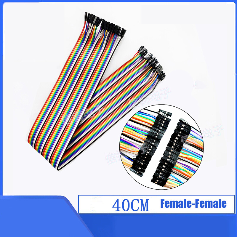 Dupont Jump Wire F-F Jumper Breadboard Cable Lead 1 Pin - 10 Pin For ...