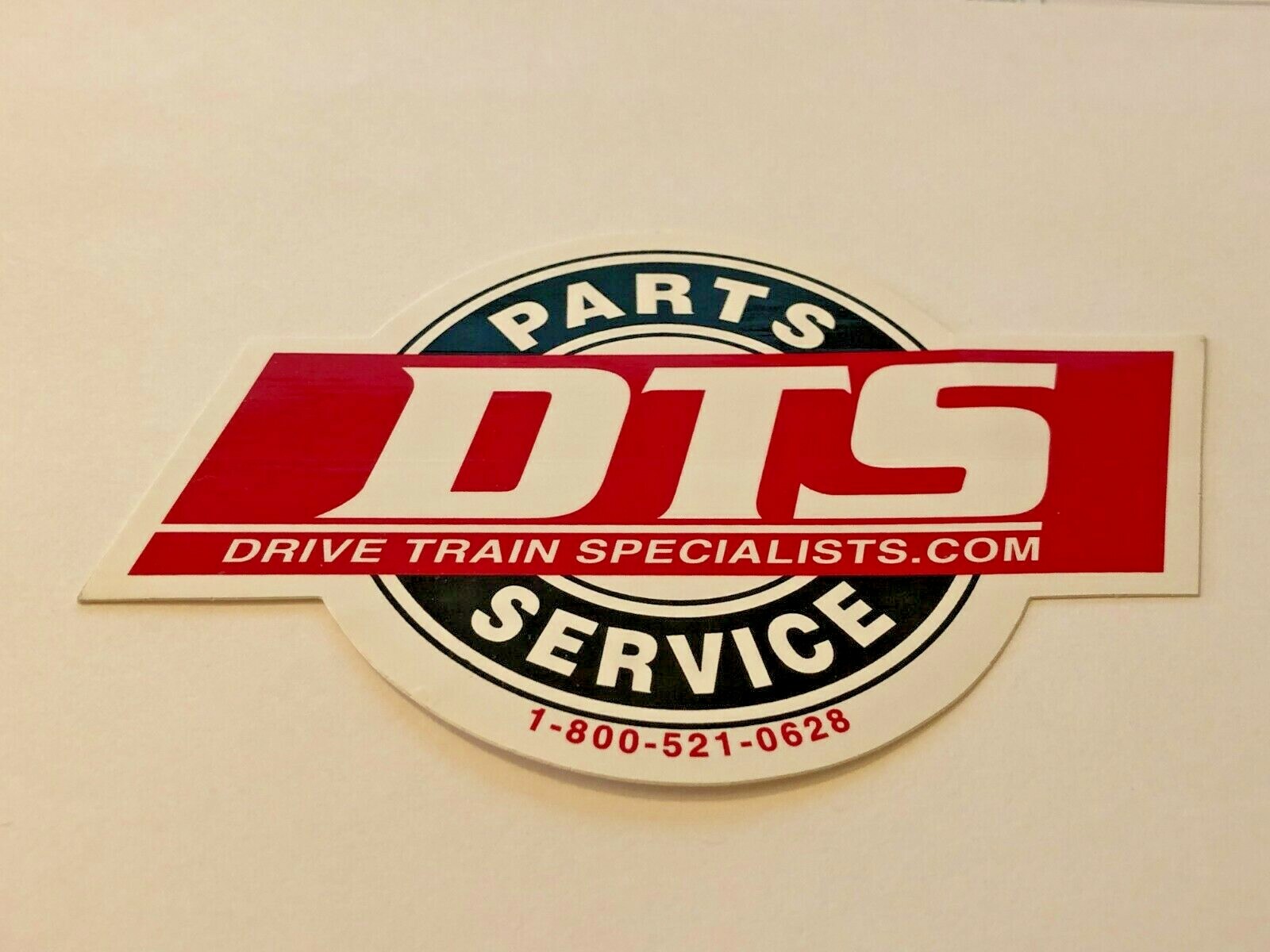 Racing Sticker, DTS, Drive Train Specialists, Parts Service, Red, Black ...