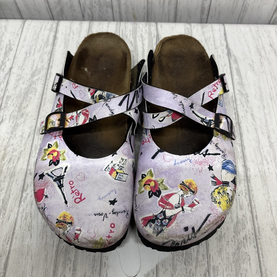 Womens Size 9 Birkis Clogs Retro | eBay