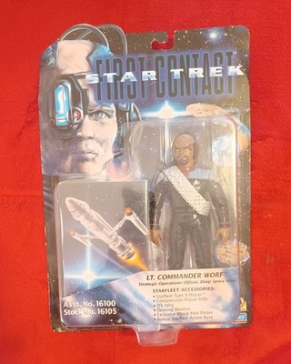 Star Trek First Contact Movie Lt. Worf Figure With Movie Poster | eBay