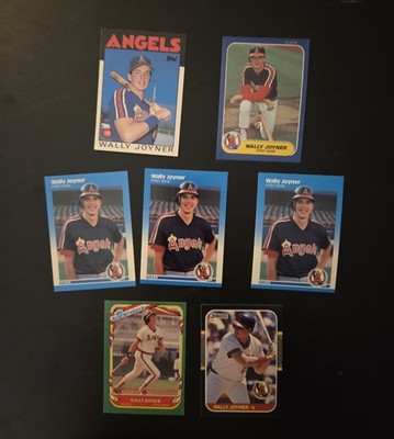 Wally Joyner Rookie Lot- 7 cards- Angels | eBay