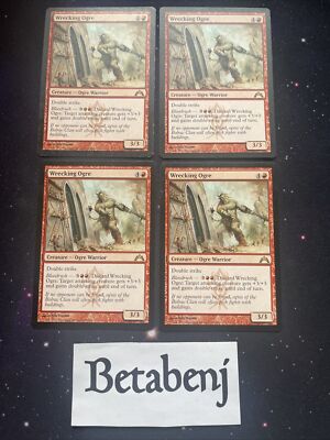 4x MTG Wrecking Ogre Gatecrash (Playset) - Free ship over $25 | eBay
