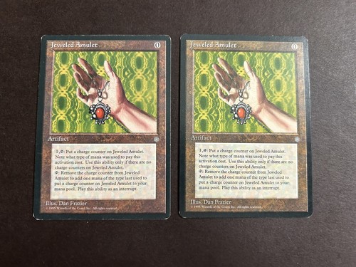 2x Jeweled Amulet Ice Age VLP MAGIC THE GATHERING CARD Free Shipping | eBay