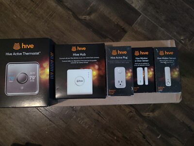 Hive Smart Home Starter Bundle Smart Thermostat/Hub/2Active Plug ...