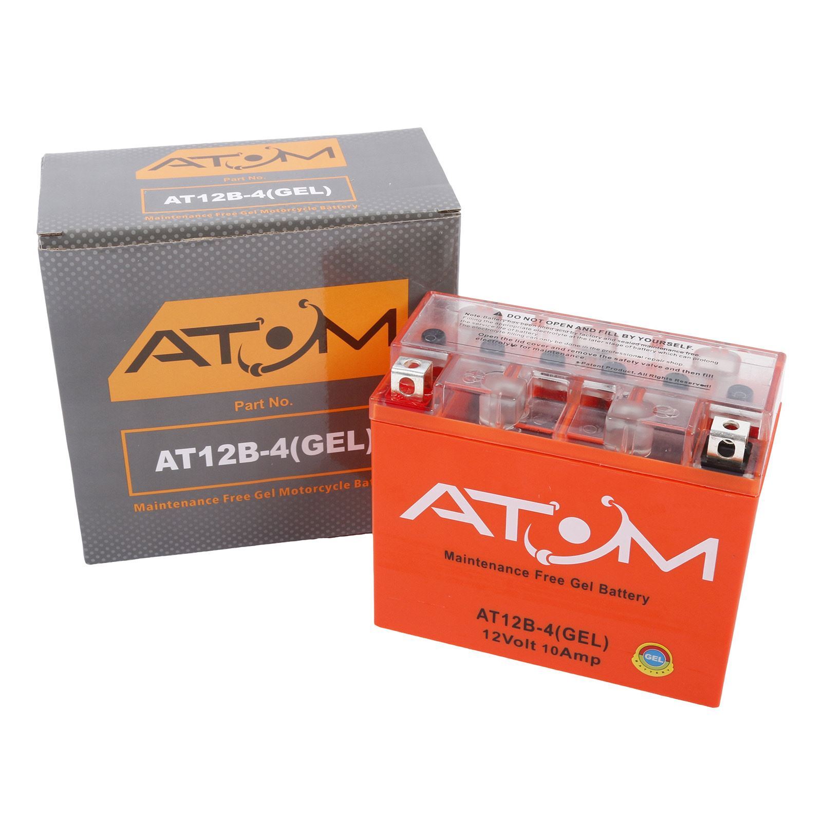 AT12B-4 Atom Gel Motorcycle Battery for Yamaha FZ6-S Fazer 04-06 | eBay