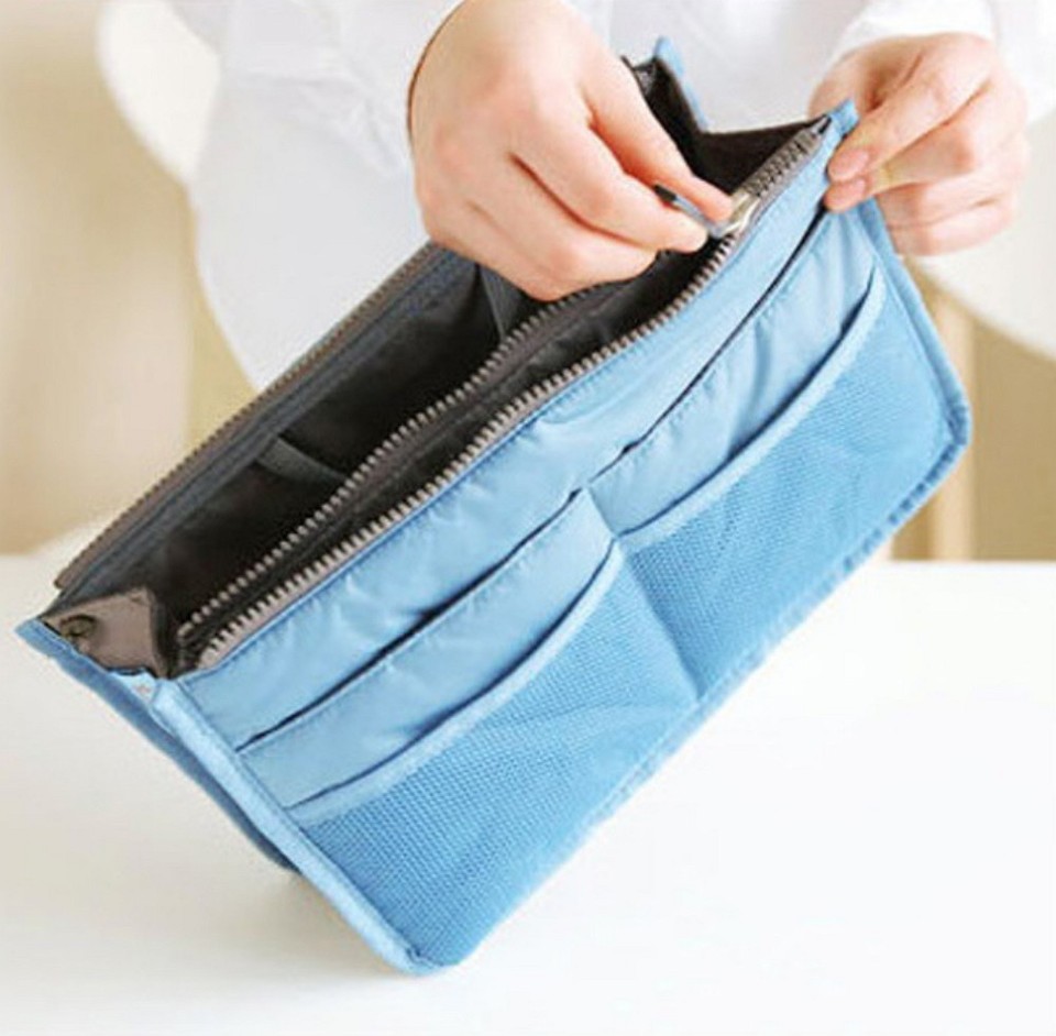 Women’s Travel Handbag Organizer Insert – Multi-Pocket Tote Purse Liner ...