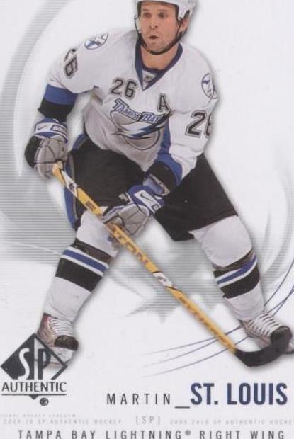 2009-10 SP Authentic - Martin St. Louis #37 for sale online | eBay