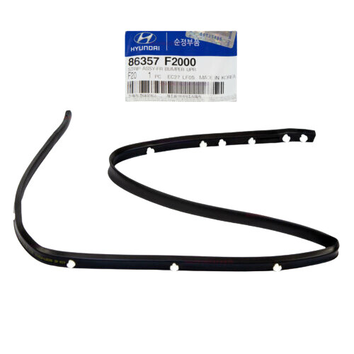 GENUINE 86357F2000 Strip Rubber Seal Front UP Bumper for Hyundai ...