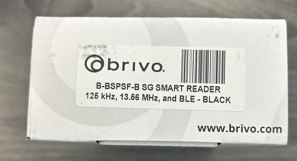 Brivo B-BSPSF-B Single Gang Bluetooth Smart Card Credential Reader ...