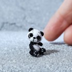 Custom extremely micro panda bear. Dollhouse miniature. Doll pet ...
