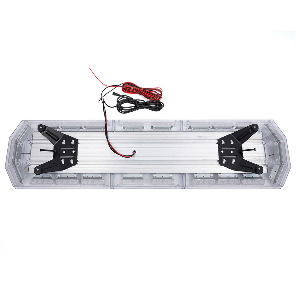 48 Inch Strobe Light Bar Emergency Warn Beacon Tow Truck Response-Amber ...
