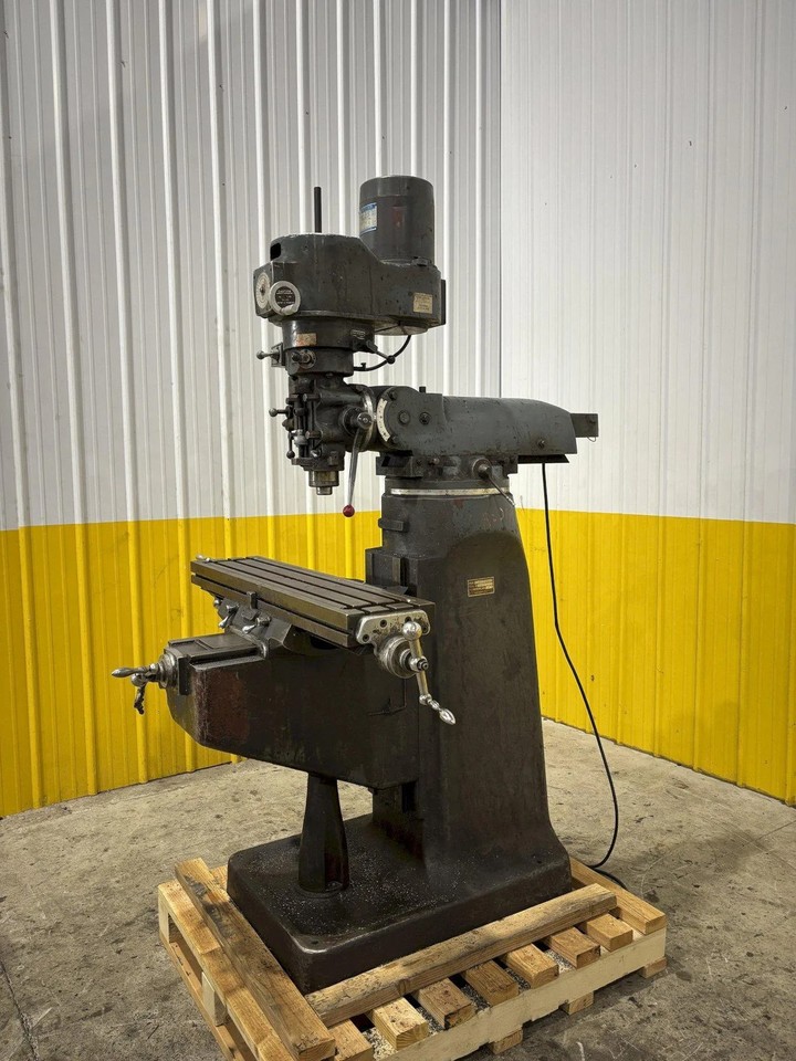 3 HP KING MODEL #942VS RAM TYPE VERTICAL MILLING MACHINE: STOCK #23625 ...