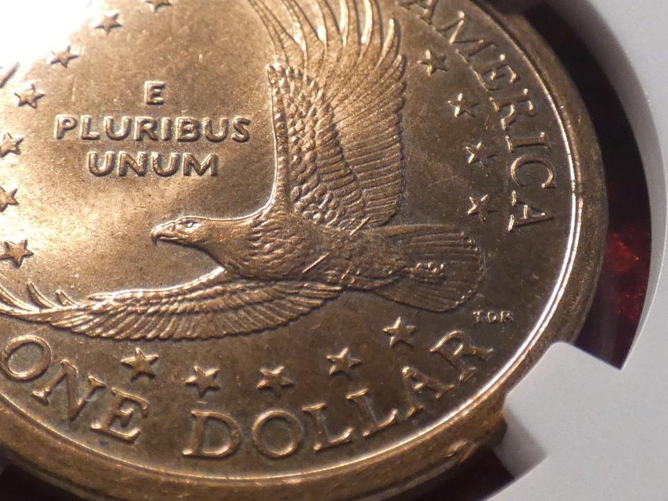 2000-P Sacagawea Dollar "Wounded Eagle" FS-901 NGC - MS 62 Error Coin ...