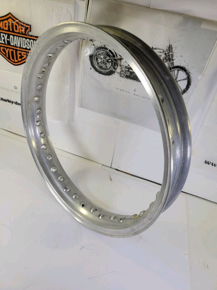 Vintage Akront Aluminum Rim 19 X 3 " Cafe Racer Triumph Harley Chopper ...