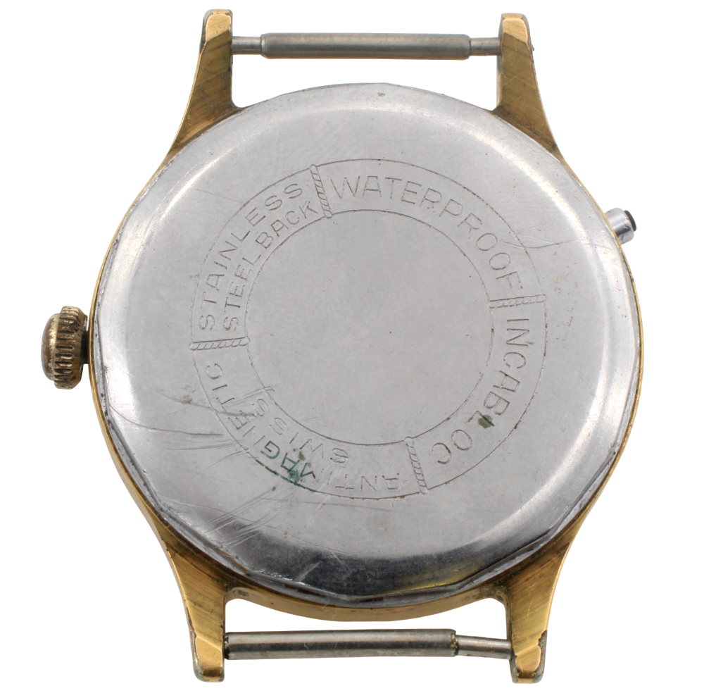 1950's Eloga Triple Date Calendar Mechanical 17J Men's Vintage Watch AS ...