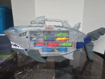 Shark Storage Carry Case With Assorted Cars And Sharks | eBay