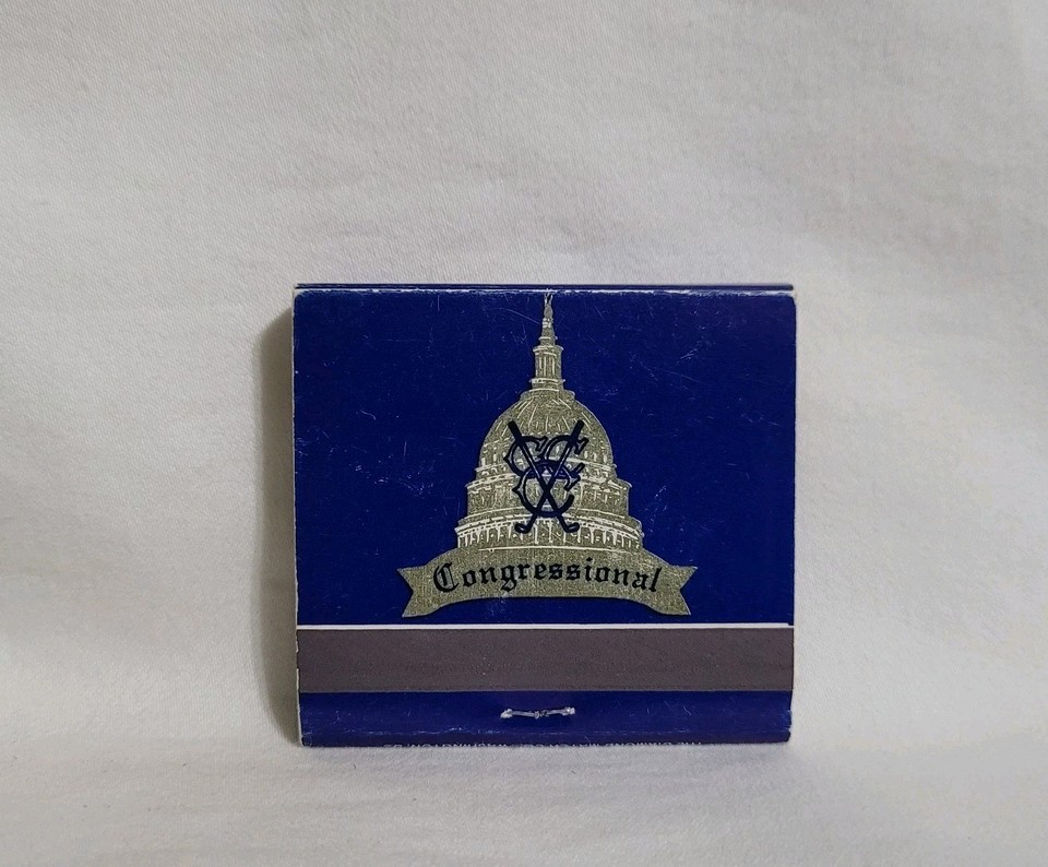 Vintage Matchbook Congressional Country Club Golf Bethesda MD ...