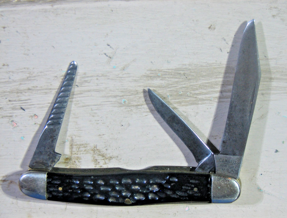 Vtg Camillus Stockman Pocket Knife USA | eBay