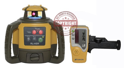 TOPCON RL-H5A SELF-LEVELING SLOPE ROTARY LASER LEVEL, TRANSIT, SPECTRA ...
