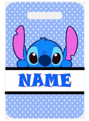 'STITCH' BAG TAG Personalized for Backpacks Luggage Briefcases Sports ...