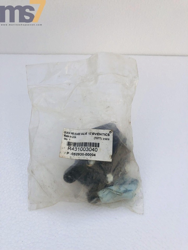 AVENTICS REXROTH P52935-4 R431003040 QUICK RELEASE EXHAUST VALVE 1/2" # ...