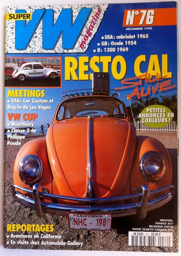 Super VW Magazine n°76; Resto Cal Style a Live | eBay