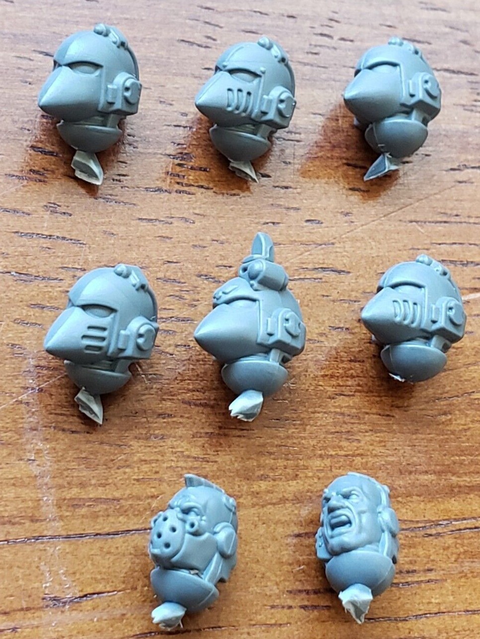 30K Space Marine Bits Mark 6 VI Tactical Squad Corvus Beakie Head Set ...